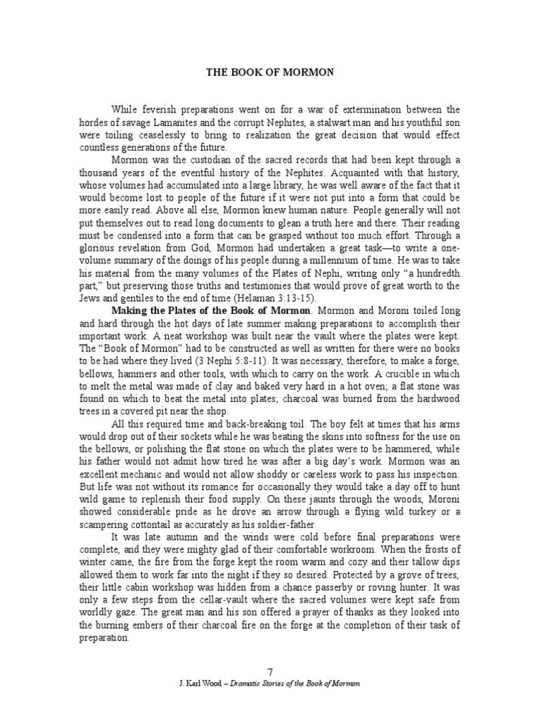 2 The Book of Mormon 2 | PDF | Book Of Mormon | Latter Day Saint Movement