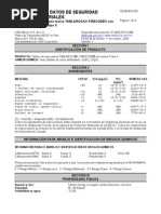 Hoja de Seguridad Del Plomo PDF | PDF | Dirigir | Mercurio (Elemento)