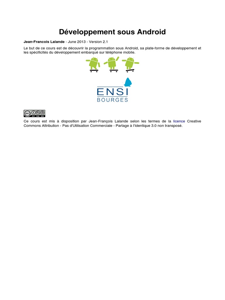 Cours Android | PDF
