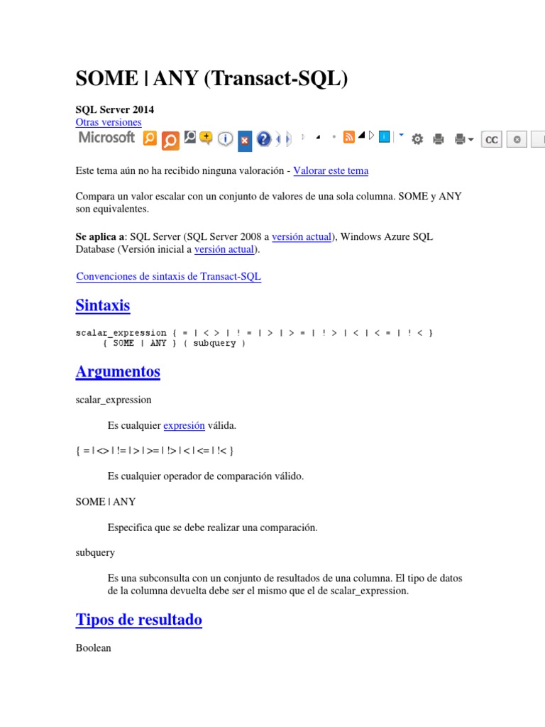 Operadores Logicos y Comparativos | PDF | Servidor SQL de Microsoft | SQL