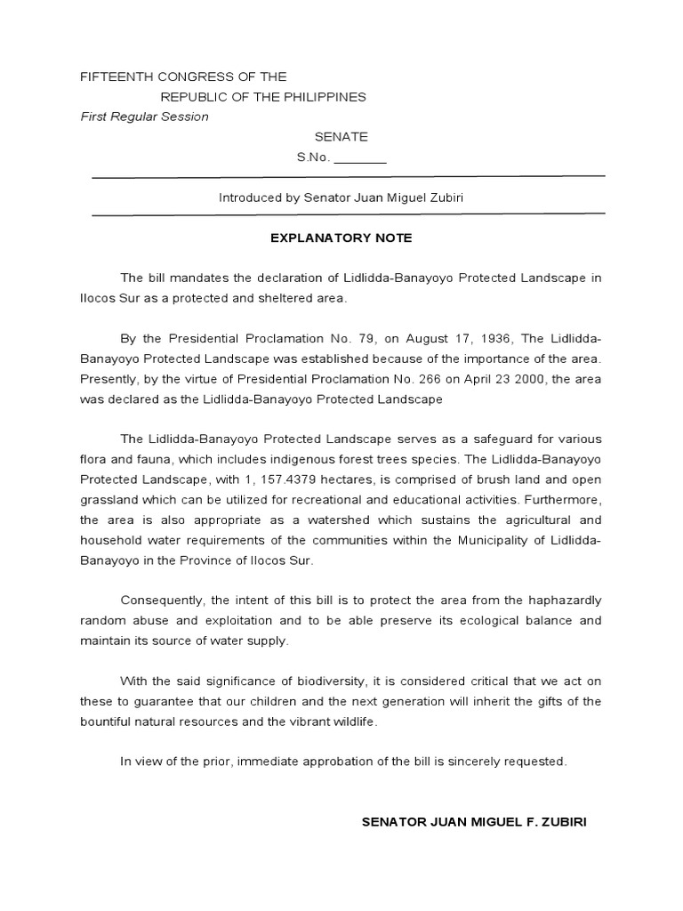 Sample of A Bill | PDF | Biodiversity | Prosecutor