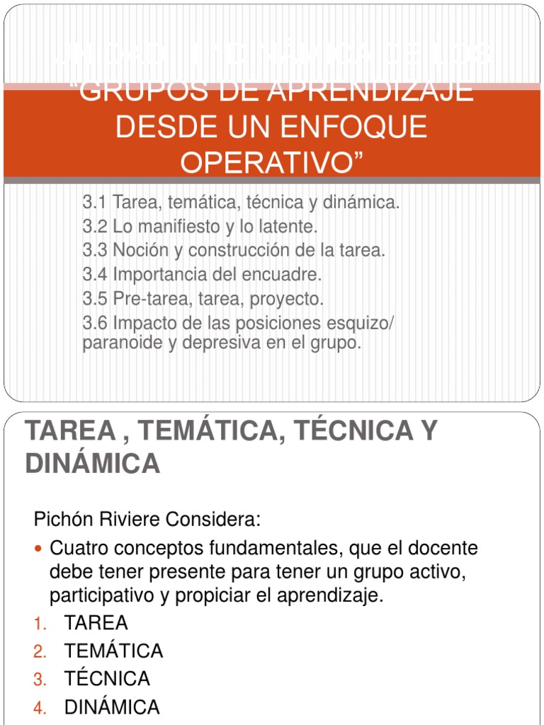 Aprendizaje Enfoque Operativo | PDF | Dolor | Aprendizaje