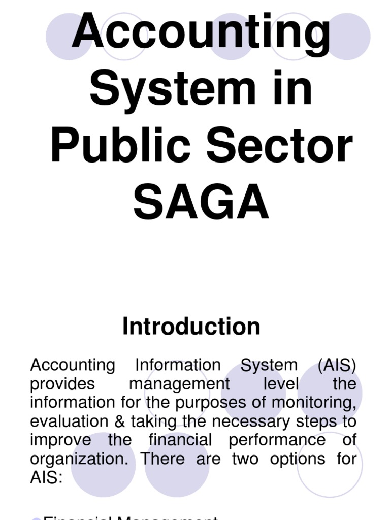 Accounting System in Public Sector Saga | PDF | Accounts Payable ...
