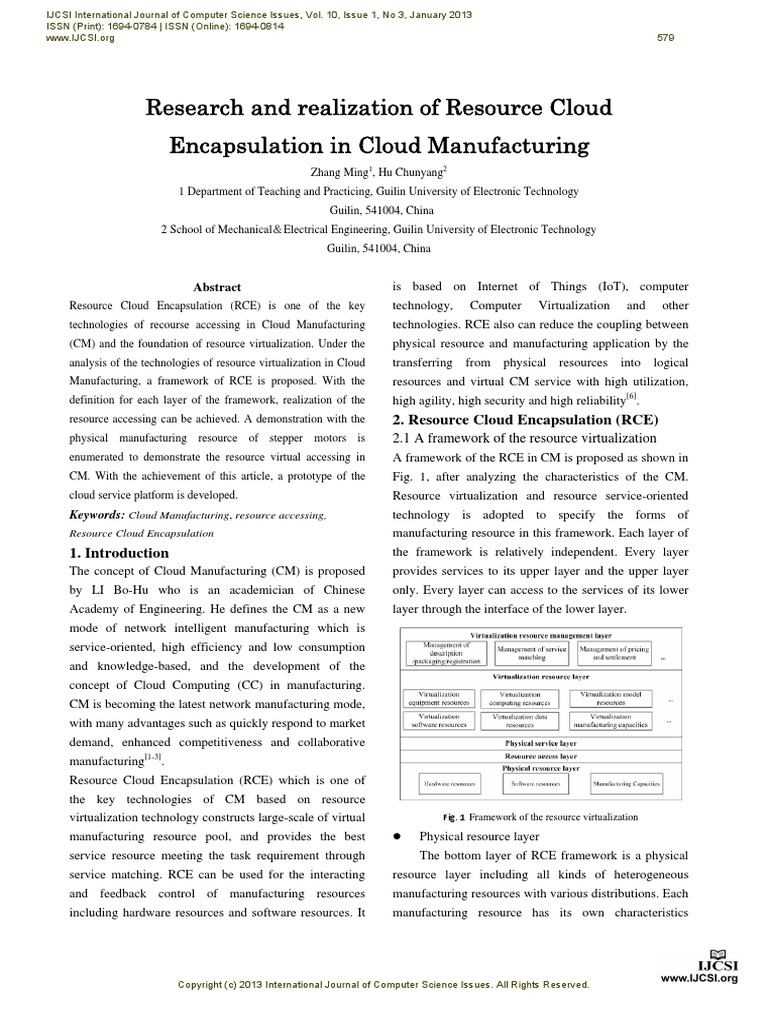 Encapsulation Pdf Cloud Computing Internet Of Things