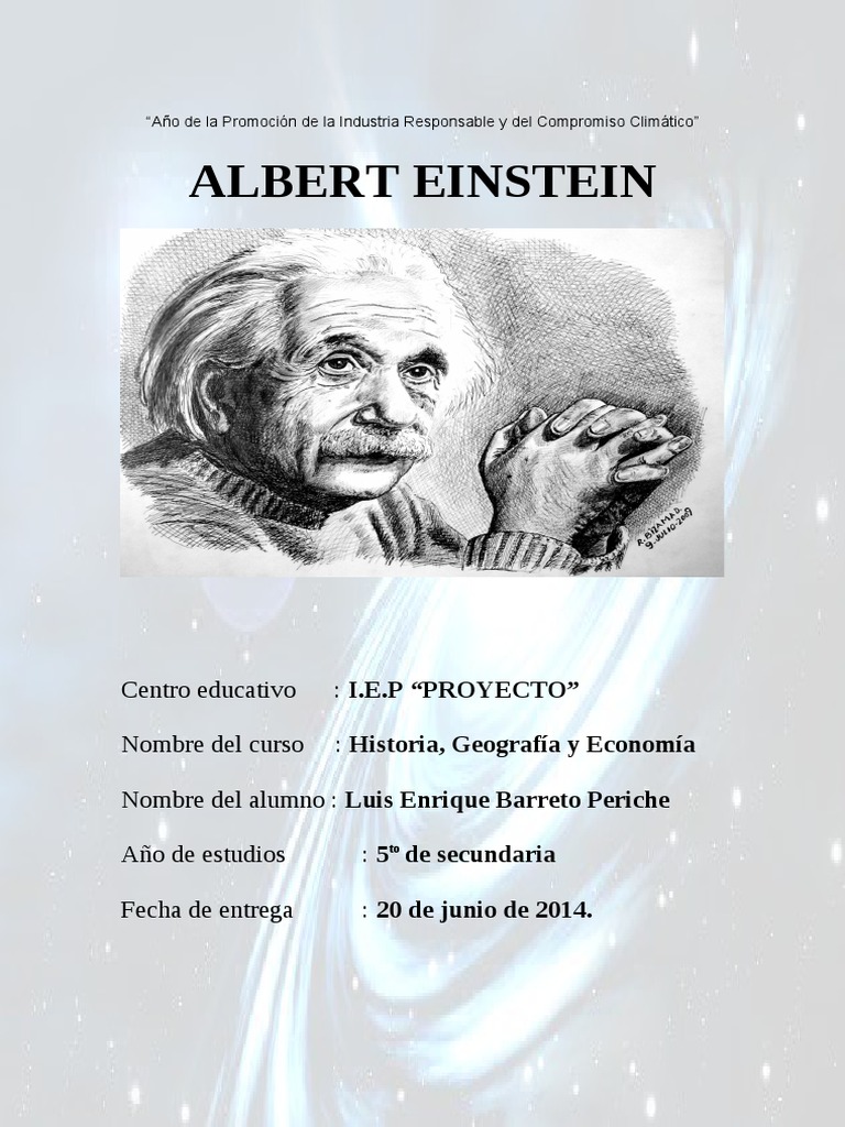 Albert Einstein | PDF | Masa | Espacio