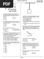 Remedial Physics Exercises | PDF | Acceleration | Velocity