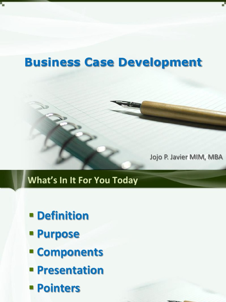 Business Case Development Guide | PDF | Decision Making | Business