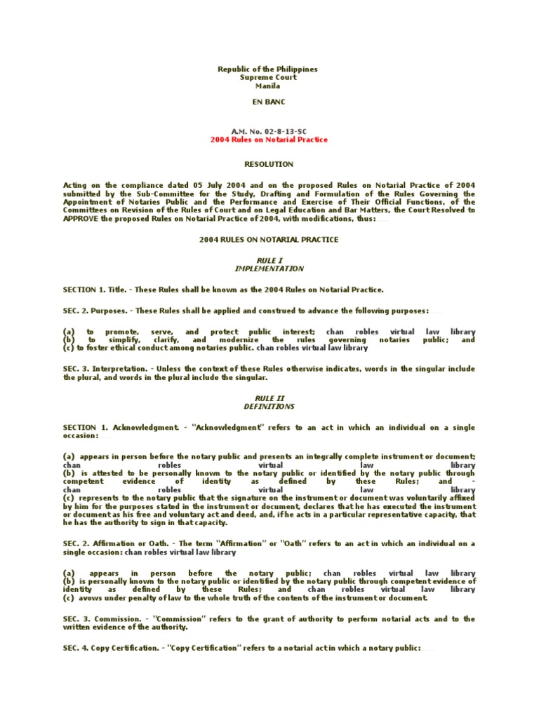 Notarial Rules and Fees | PDF | Notary Public | Signature