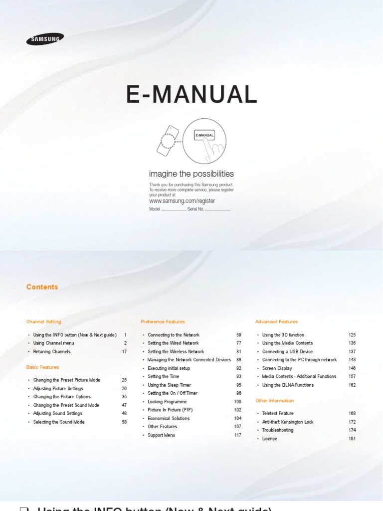 Samsung LED UA22ES5000 Manual | PDF | Ip Address | Wireless Lan