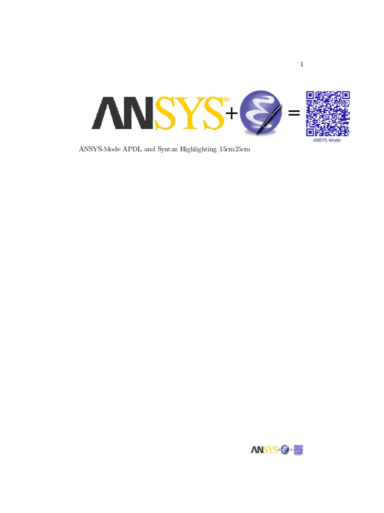 A M Apdl Reference Pdf Parameter Computer Programming Variable Computer Science 