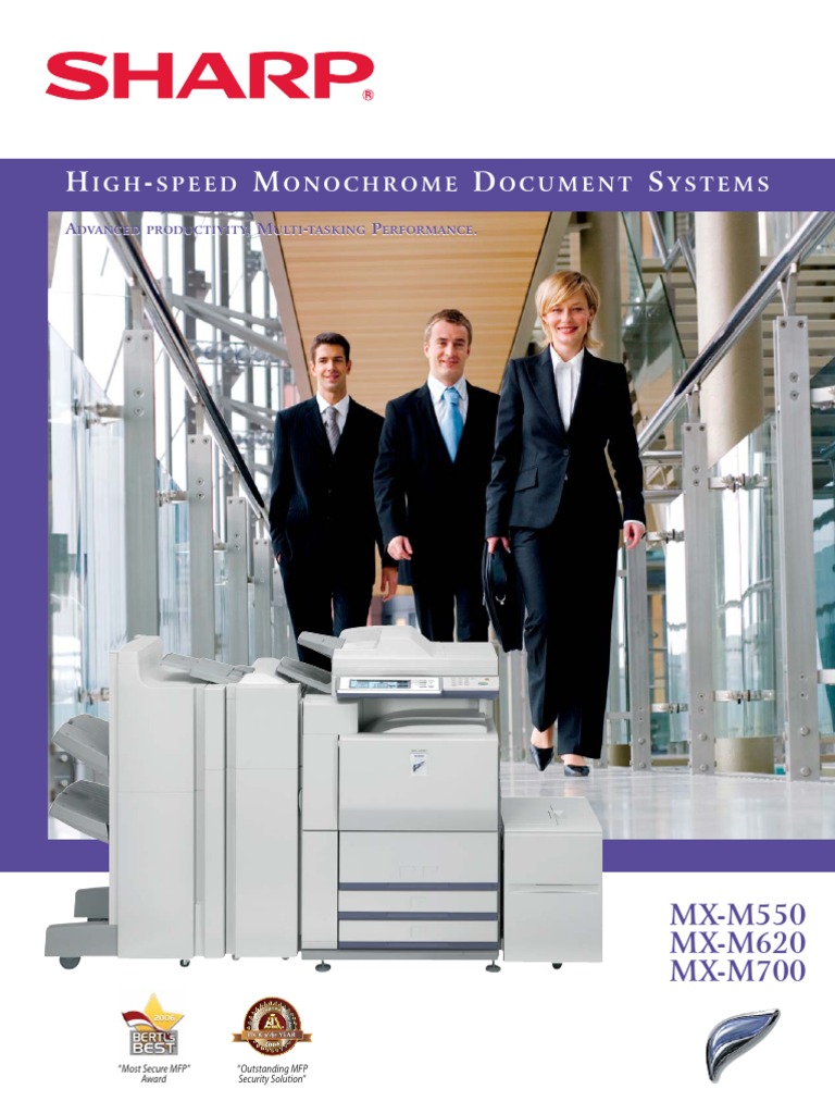 Sharp - MX M550 620 700 | PDF | Image Scanner | Email