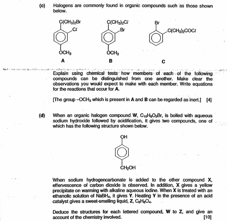 Organic Chemistry Questions | PDF