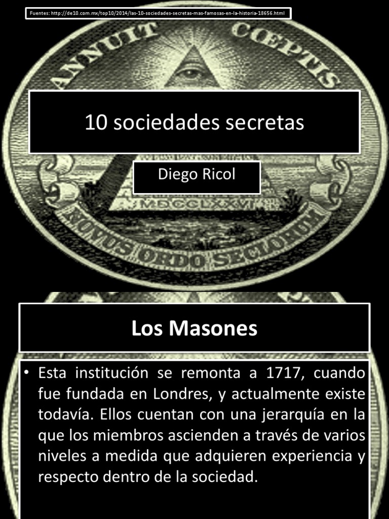 10 Sociedades Secretas | PDF | Masonería | Santo