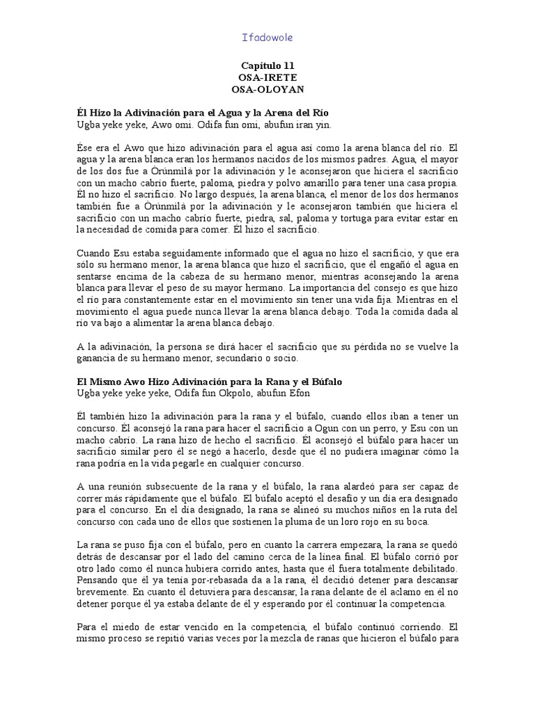 Osa Irete | PDF | Naturaleza | Religión y creencia