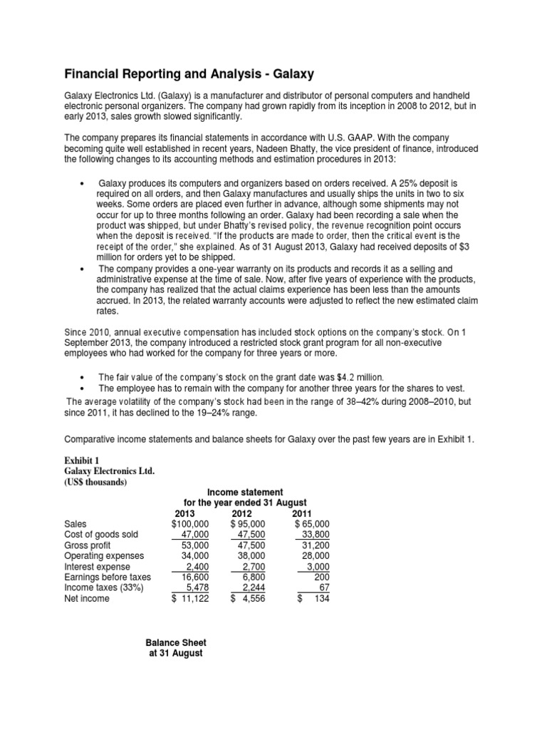 Financial Reporting & Analysis | PDF | Balance Sheet | Equity (Finance)