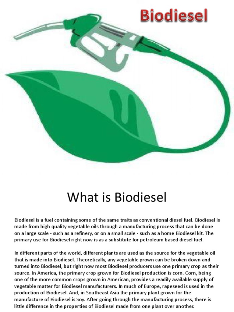Biodiesel | PDF | Biodiesel | Diesel Fuel