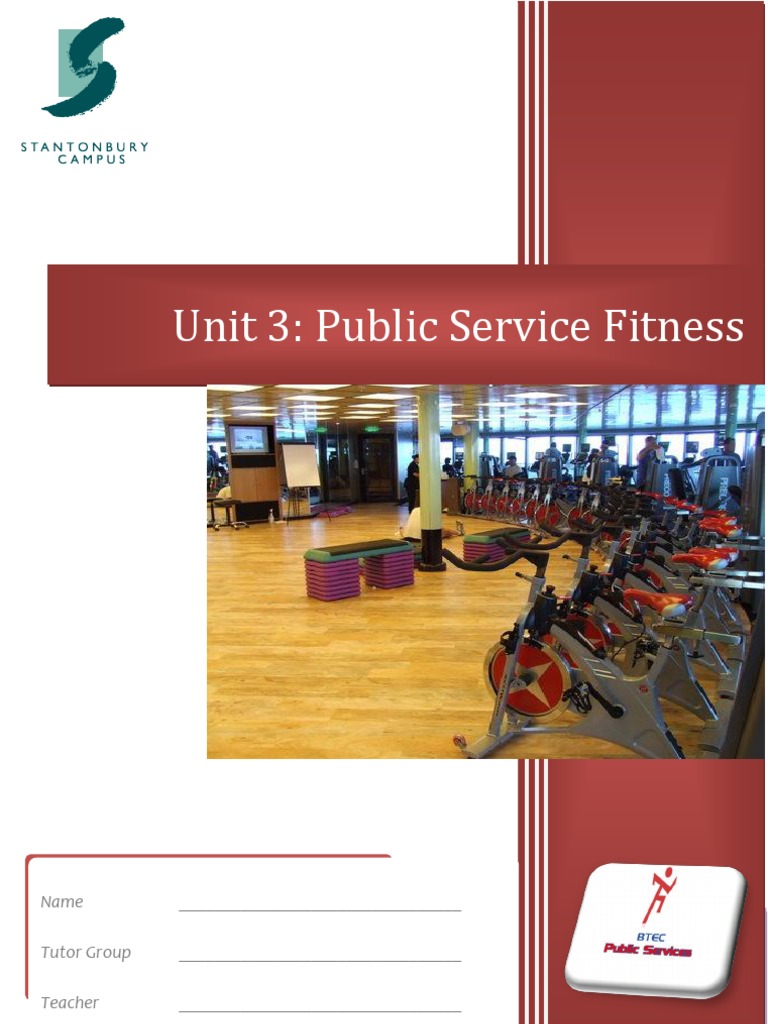 UNIT 3 Booklet | PDF | Physical Fitness | Weight Training