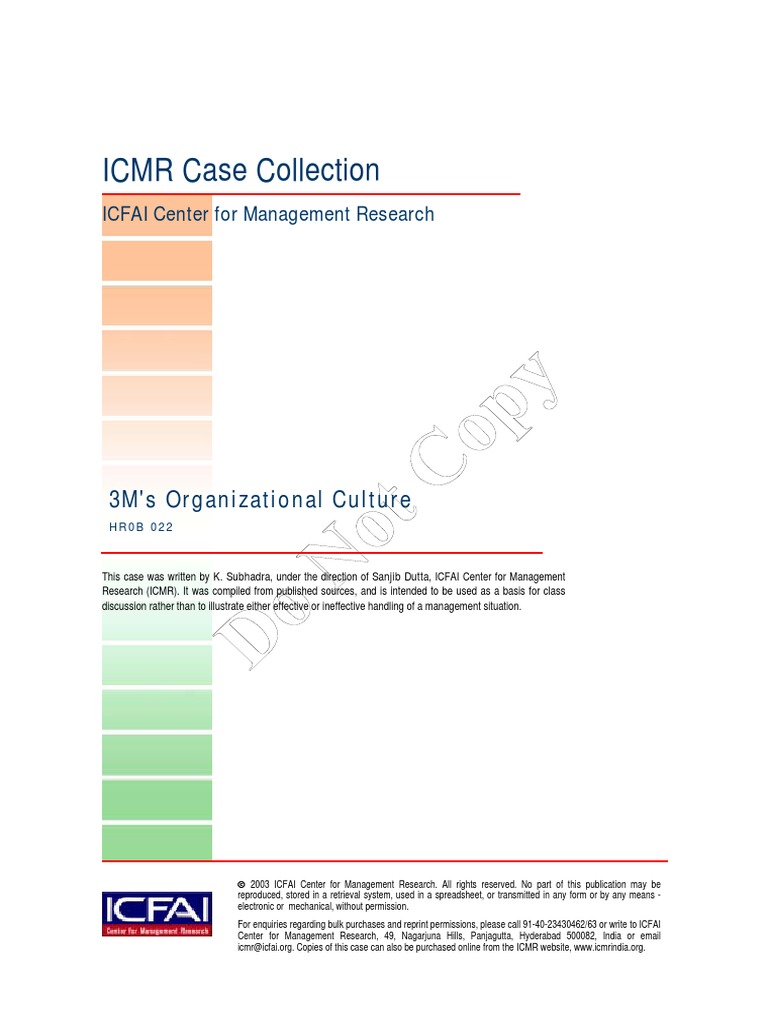 3M | PDF | Six Sigma | Innovation
