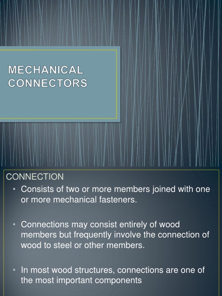 An In-Depth Guide to Mechanical Timber Connections: Exploring the Uses ...