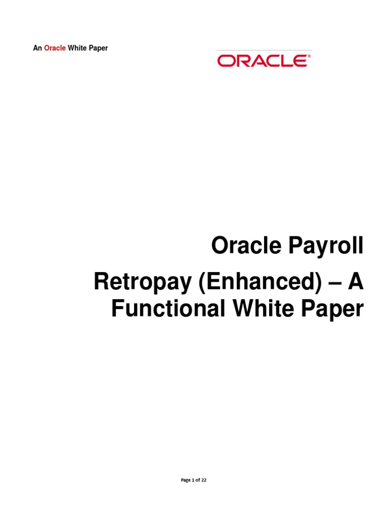 Enhanced RetroPay | PDF | Payroll | Data Management