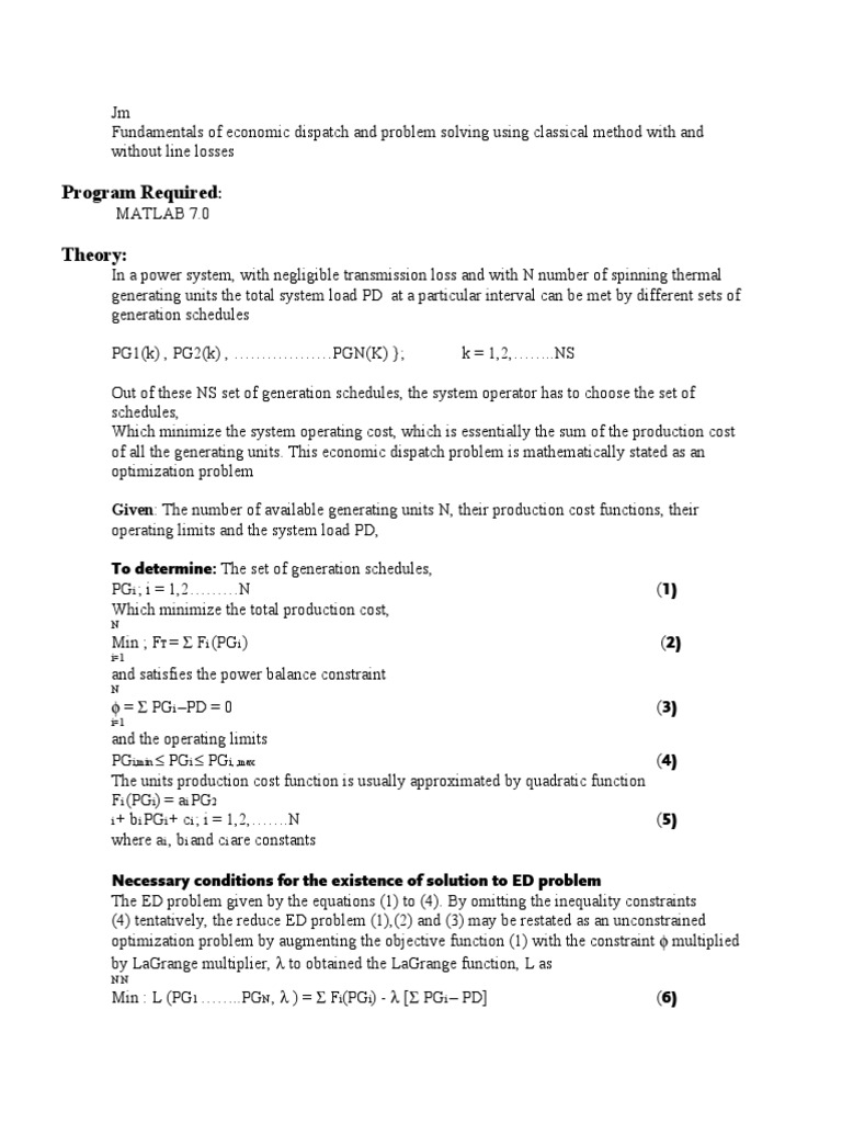 Program Required Theory::: Matlab 7.0 | PDF | Applied Mathematics ...