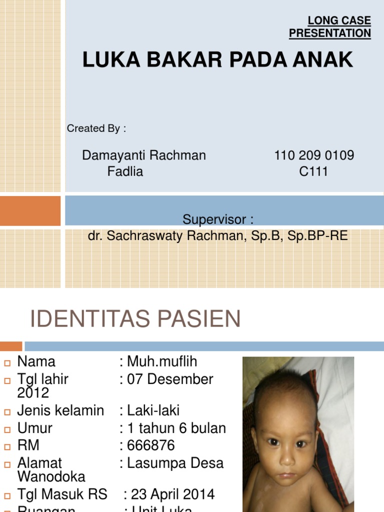 Luka Bakar Pada Anak | PDF