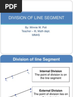 Division of A Line Segment | PDF