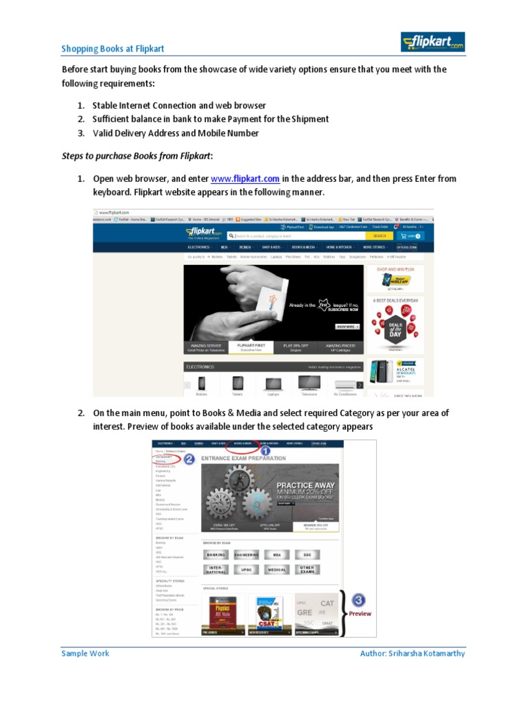 How to Buy Books on Flipkart | PDF | Credit Card | Voucher