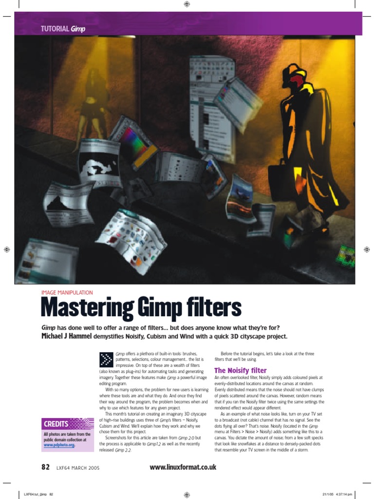 Tutorial Gimp | PDF | Image Editing | Wound