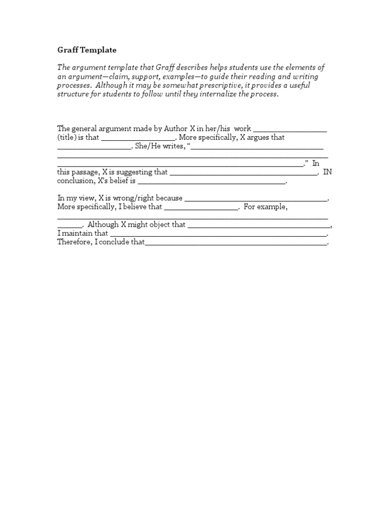 Graff Template | PDF