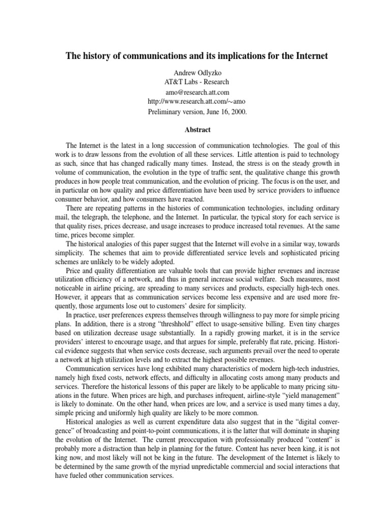 History Communication | PDF