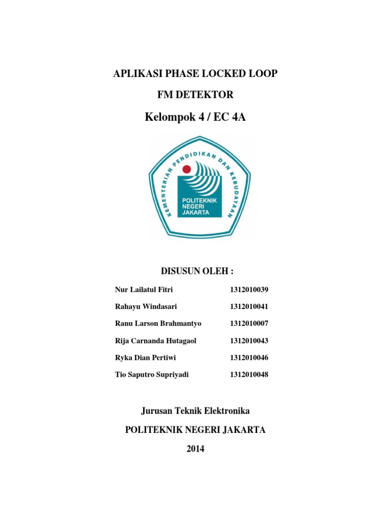 Aplikasi Phase Locked Loop | PDF | Sains & Matematika