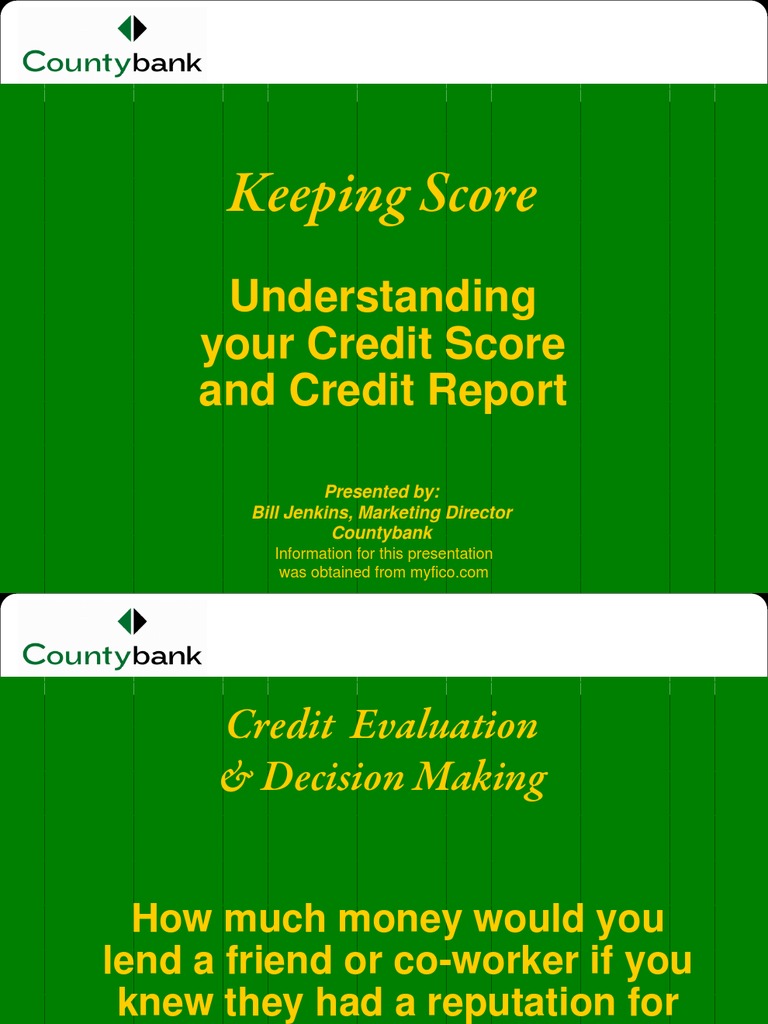 Credit Report Presentation | PDF | Credit History | Credit Card