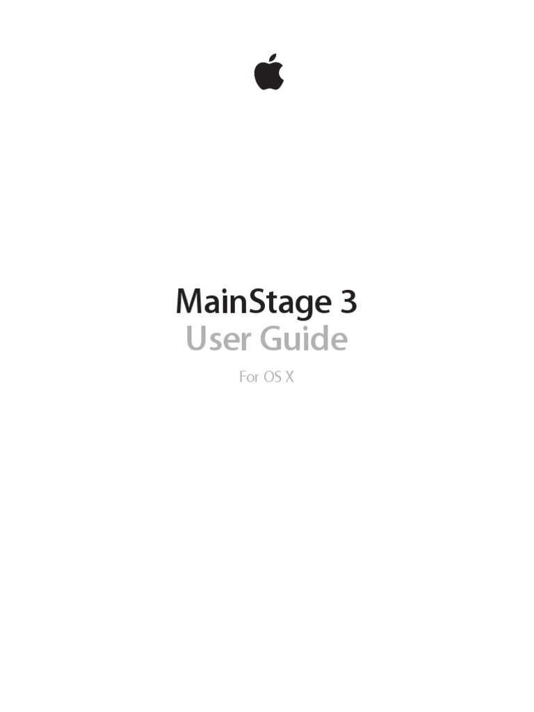 Mainstage 3 User Guide | PDF | Synthesizer | Usb