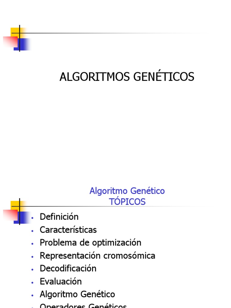 12 Algoritmo Genetico | PDF | Algoritmo genético | Optimización Matemática