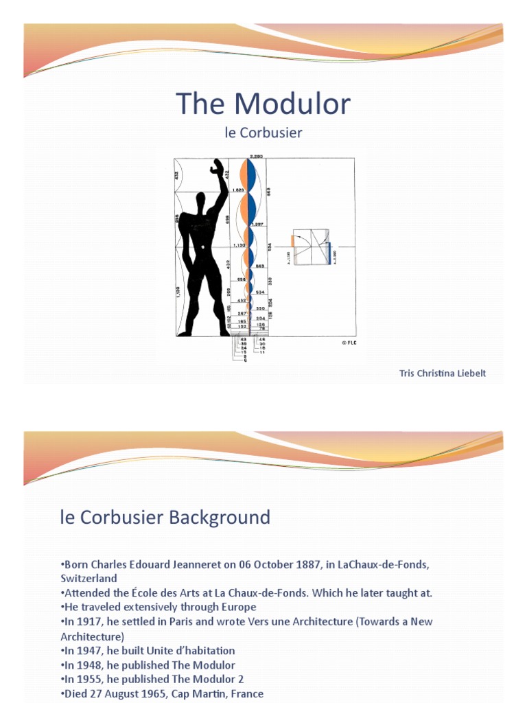 The Modulor: Le Corbusier | PDF | French Books | Teaching Mathematics