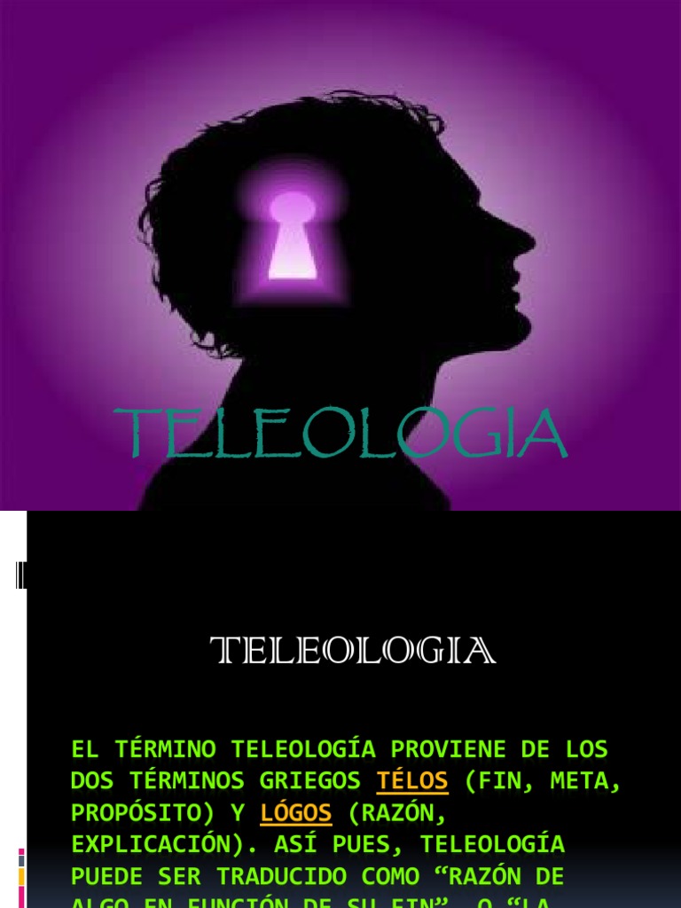 Teleologia | PDF