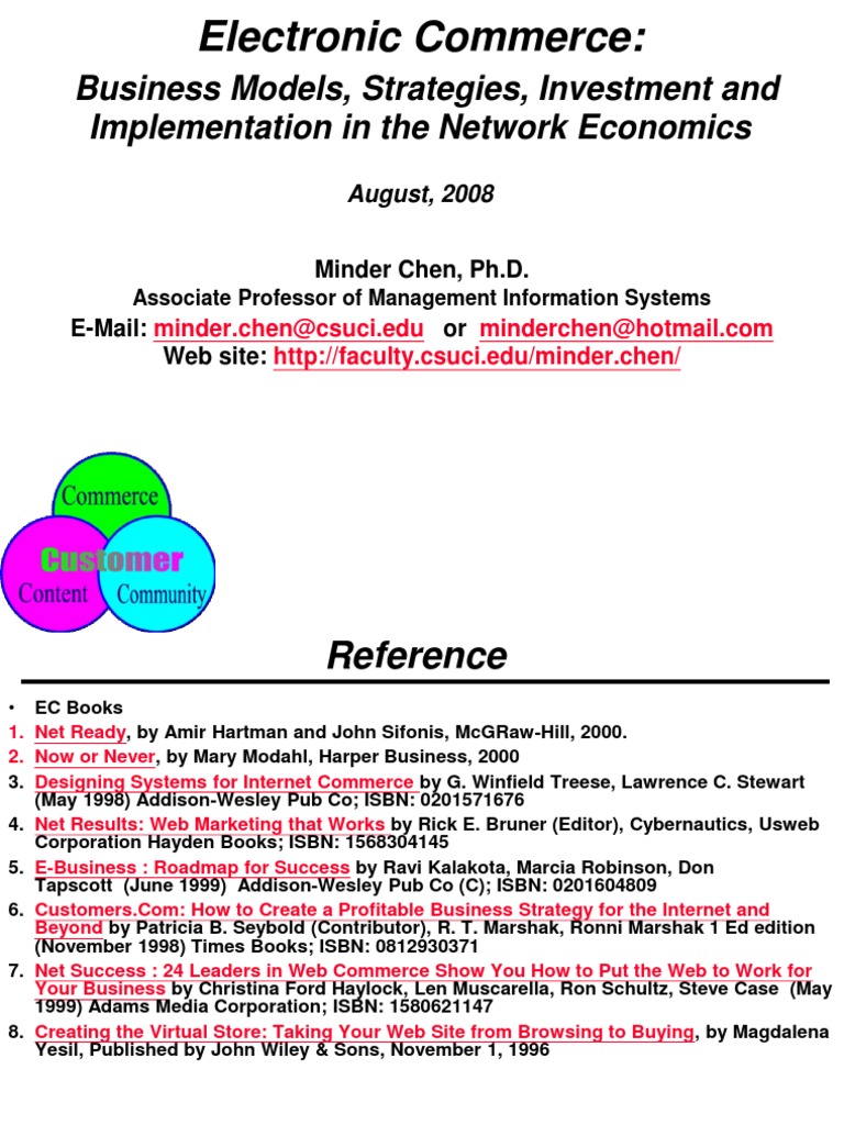 Value Chain of E-Commerce | PDF | E Commerce | Electronic Business