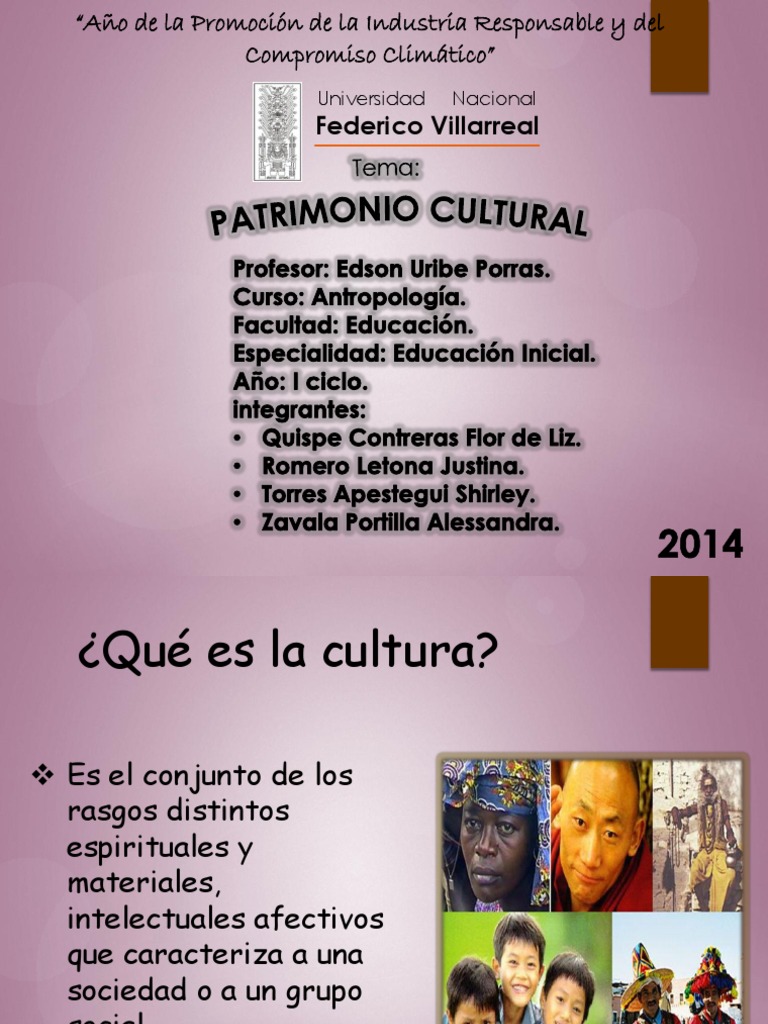 Exposicion Patrimonio Cultural | Descargar gratis PDF | Bienes (Ley) | Turismo