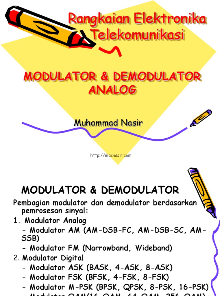 Modulasi & Demodulasi Analog | PDF | Sains & Matematika