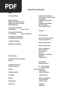 Graduation and Moving Up Ceremonies | PDF | Social Institutions ...