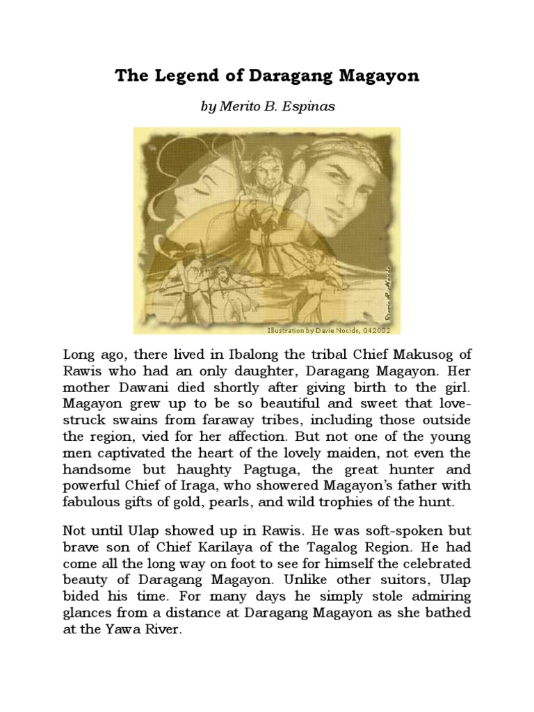 The Legend of Daragang Magayon | PDF