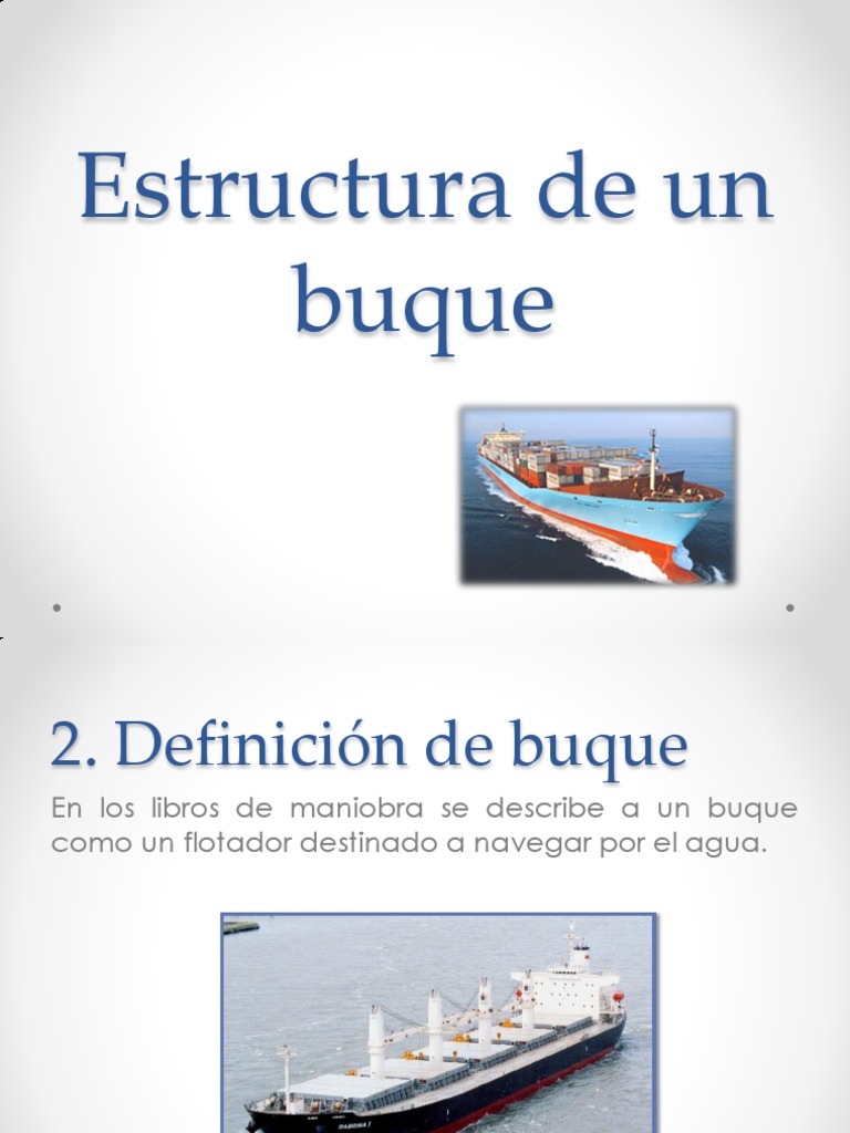 Estructura de Un Buque | Descargar gratis PDF | Barcos | Buques