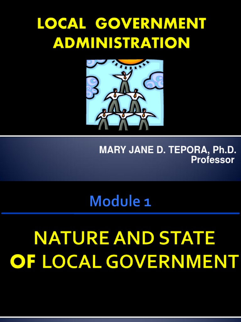 Local Government Administration | PDF | Local Government | Government