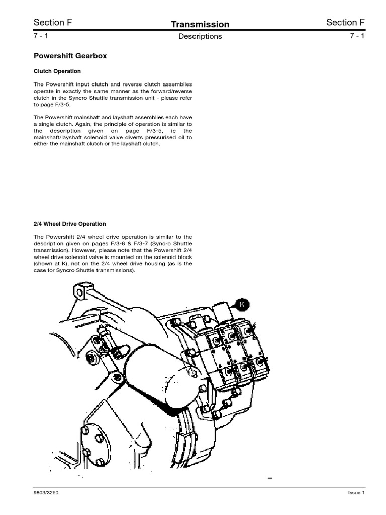 JCB 4cx TRANSMISSION | PDF