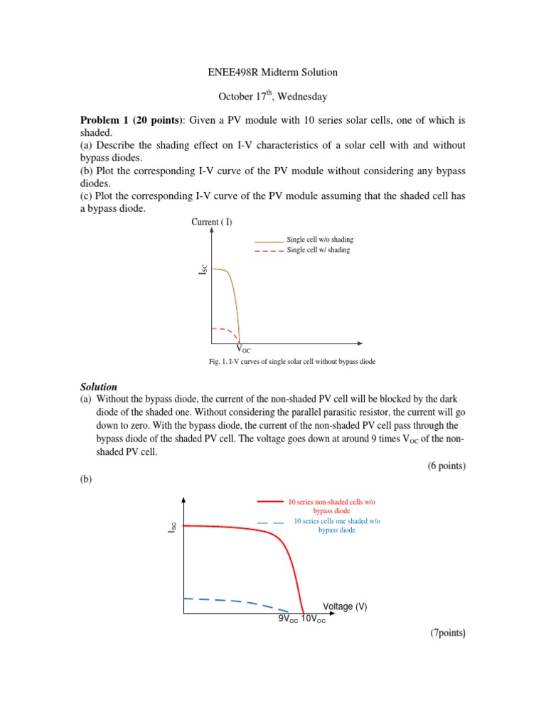 Midterm Exam - Solution | PDF | Force | Electrical Equipment
