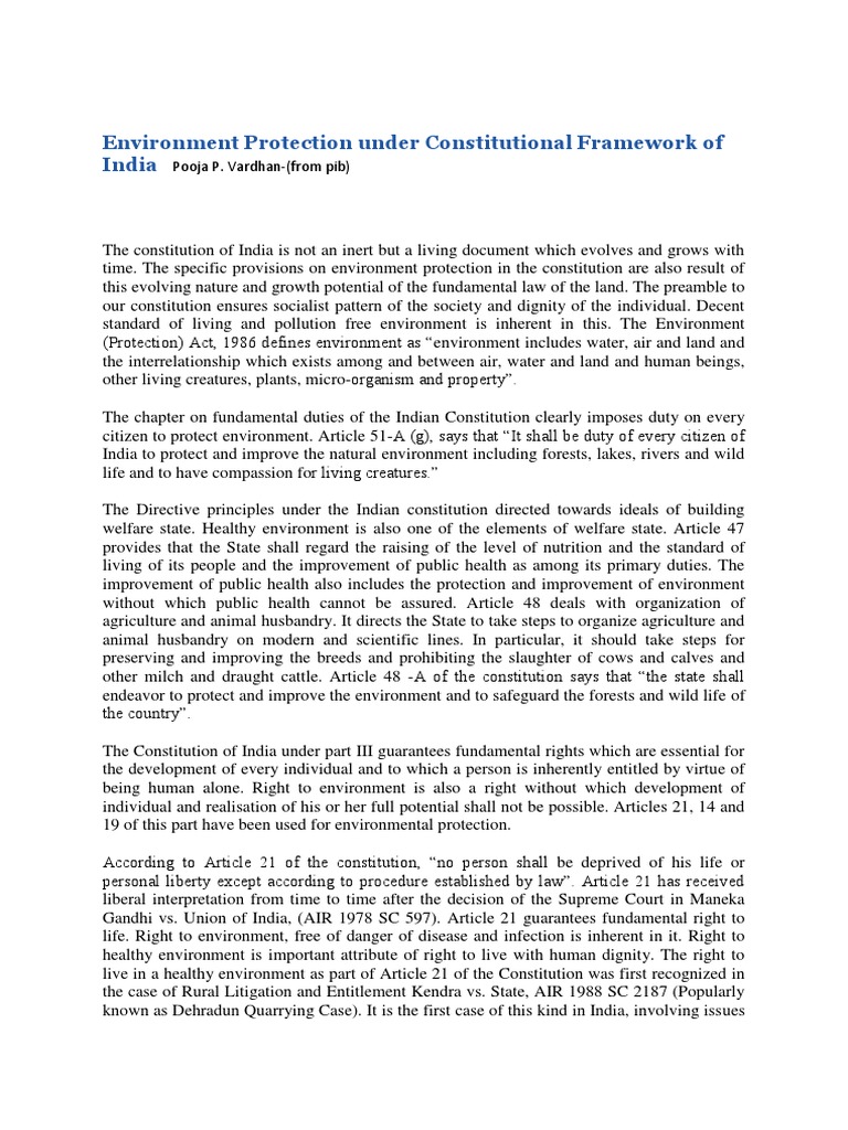 Environment Protection | PDF | Environmental Protection | Environmentalism