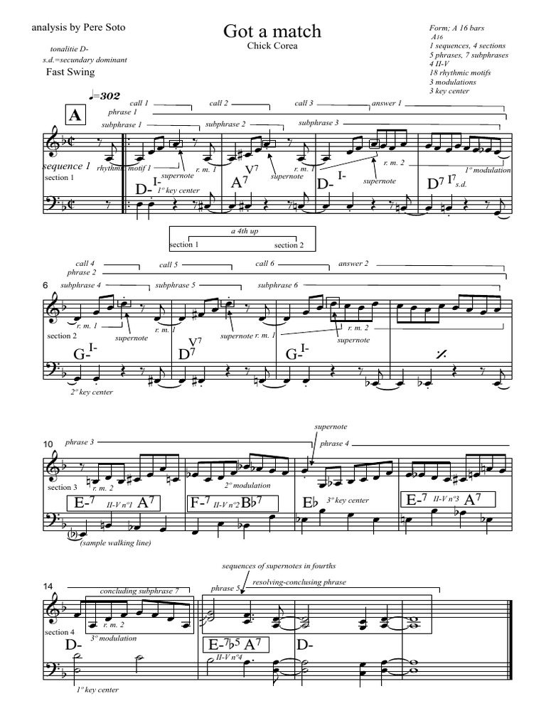 Got A Match - Full Score | PDF | Arts du langage et discipline ...