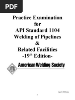 CWB Practical Exam Instructions | PDF | Test (Assessment) | Welding