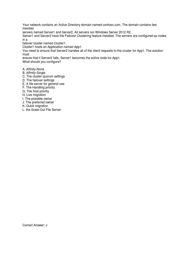 70 412 | PDF | Active Directory | Hyper V